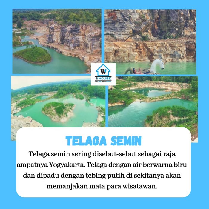 TELAGA SEMIN : Daya Tarik dan Harga Tiket - Homestay di Jogja